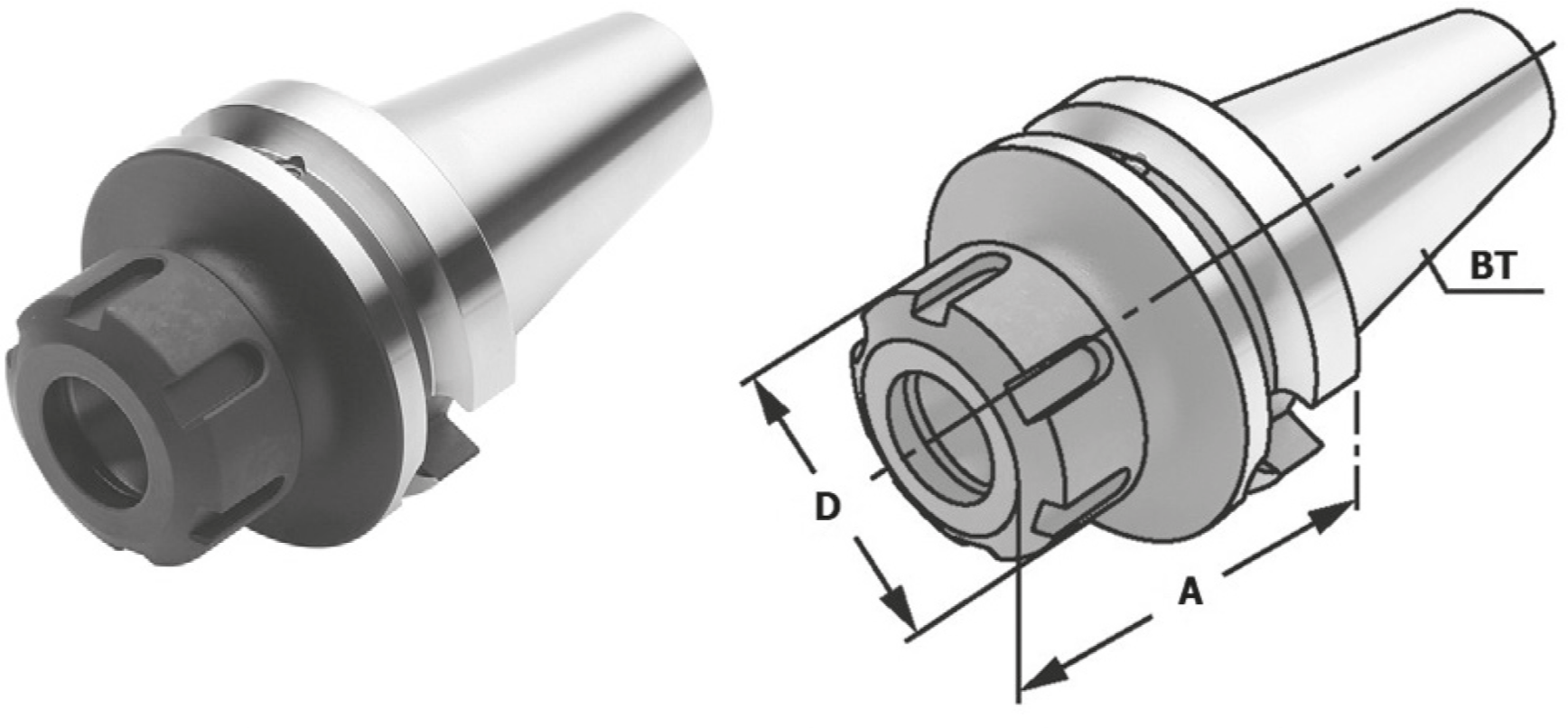 Патрон цанговый MAS403 BT30 ER16-70, цена в Челябинске от компании АРЕАЛ